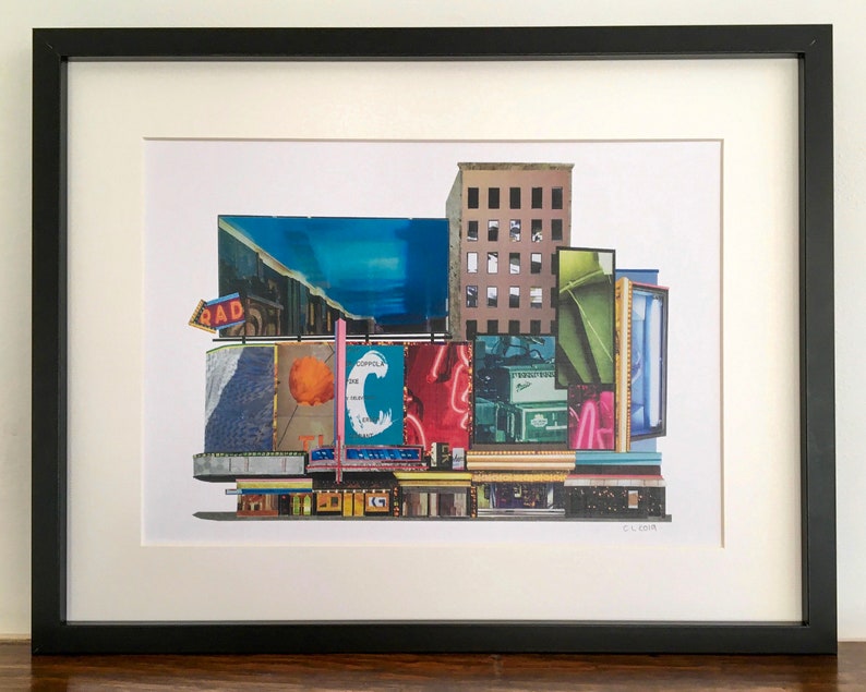 Times Square Print/ New York Print/ Broadway Print/ New York Wall Art ...