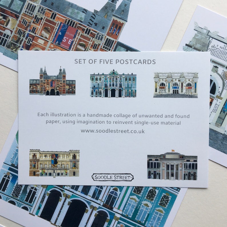 Art Gallery Postcards/ Museum Postcards/ Architecture - Etsy