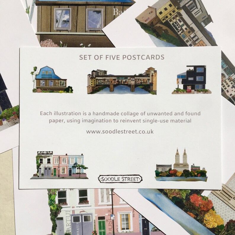 Travel Postcards/ Postcard Set/ City Postcard Collection/ - Etsy