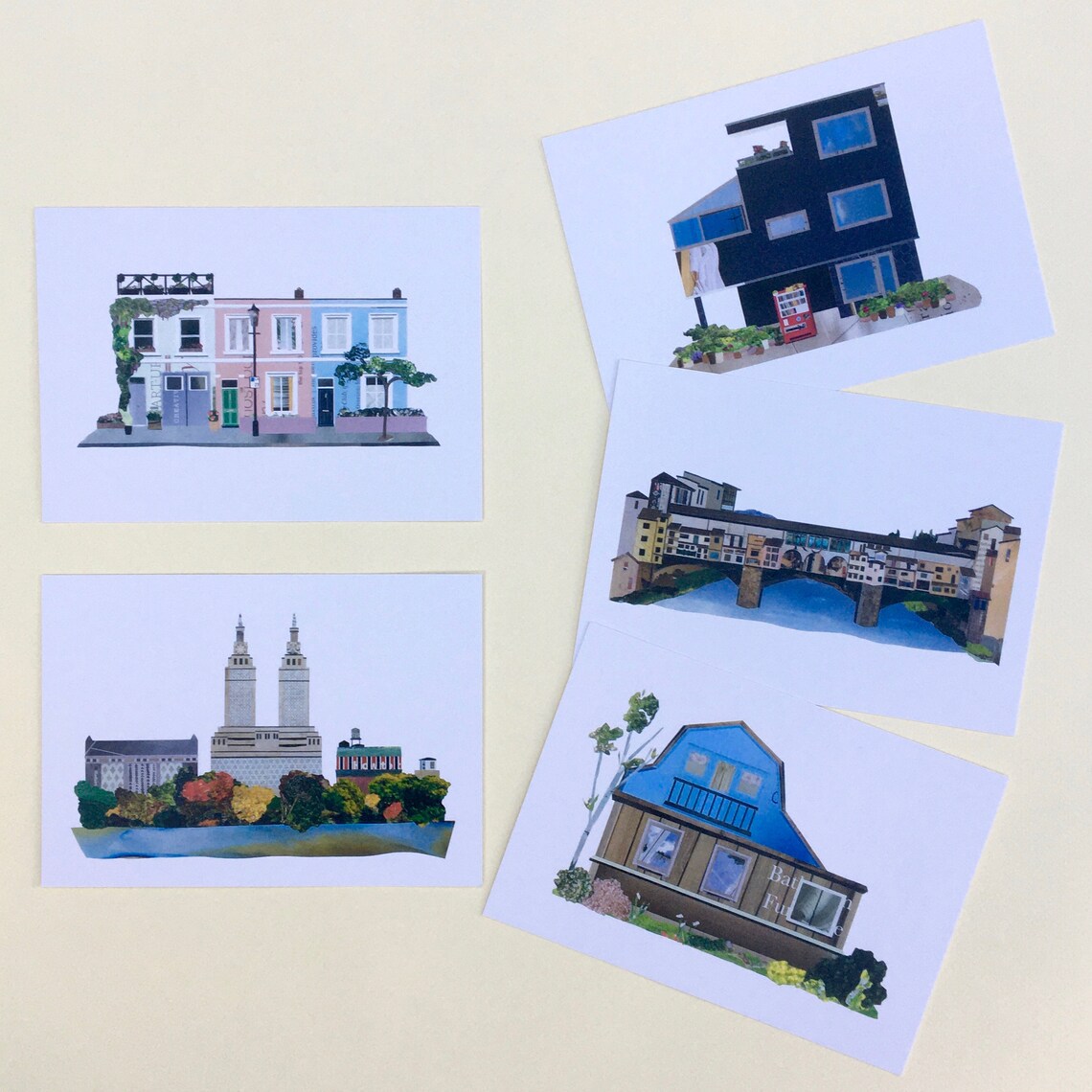 Travel Postcards/ Postcard Set/ City Postcard Collection/ - Etsy