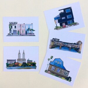 Travel Postcards/ Postcard Set/ City Postcard Collection/ - Etsy