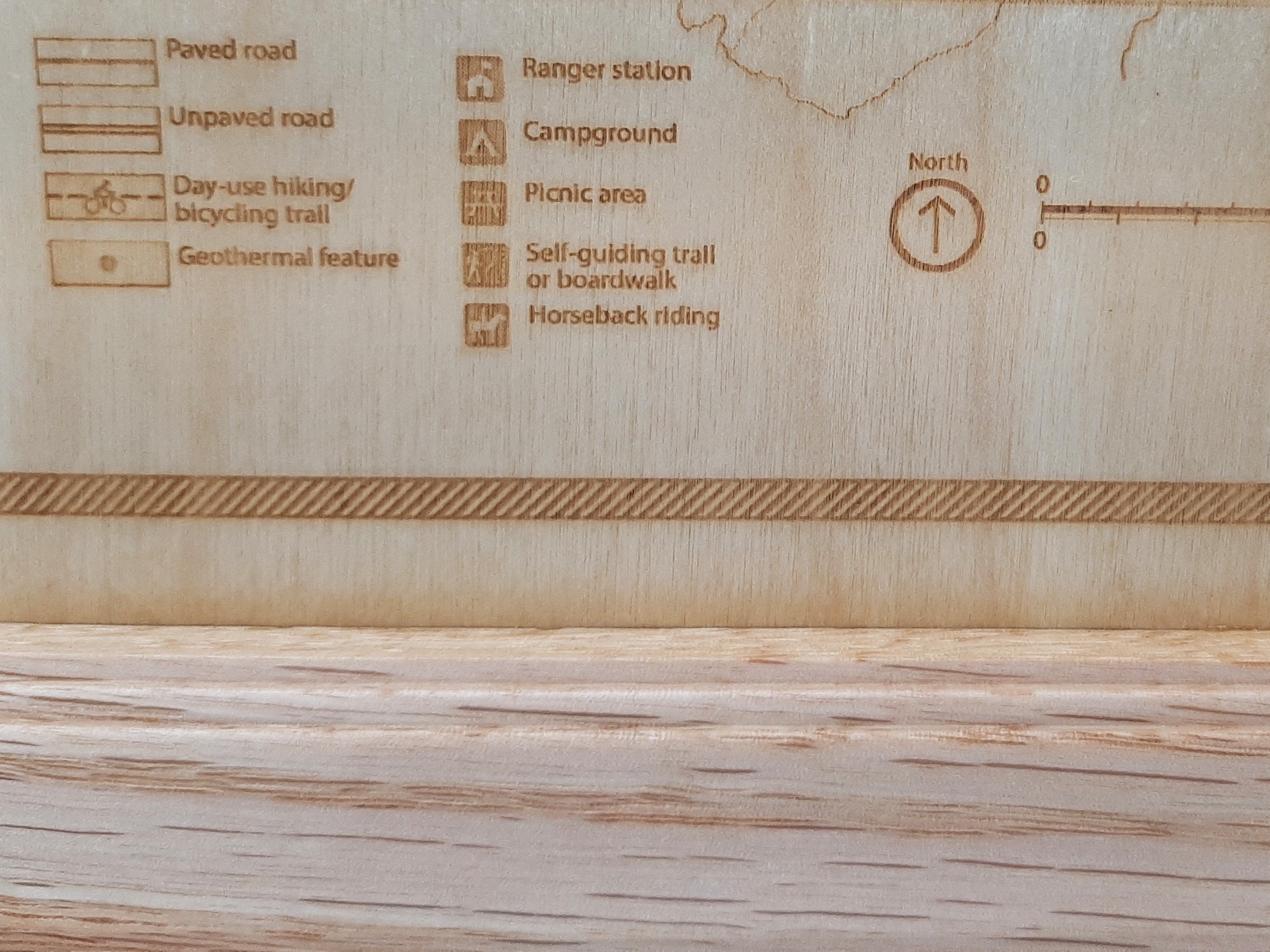 Wood Map of Yellowstone National Park - Etsy