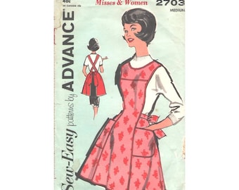 1960 Apron Pattern - Etsy