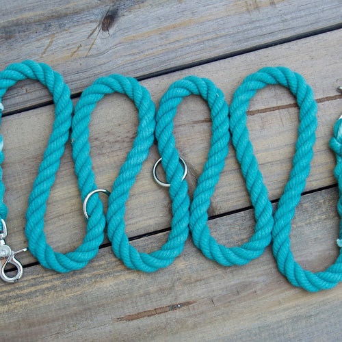 Three COLOR Custom Rope Handsfree Dog Leash: Personalized - Etsy