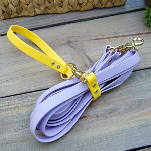 Biothane Long Line Dog Leash, 5/8 Inch Width Extra Long Leash, Recall ...