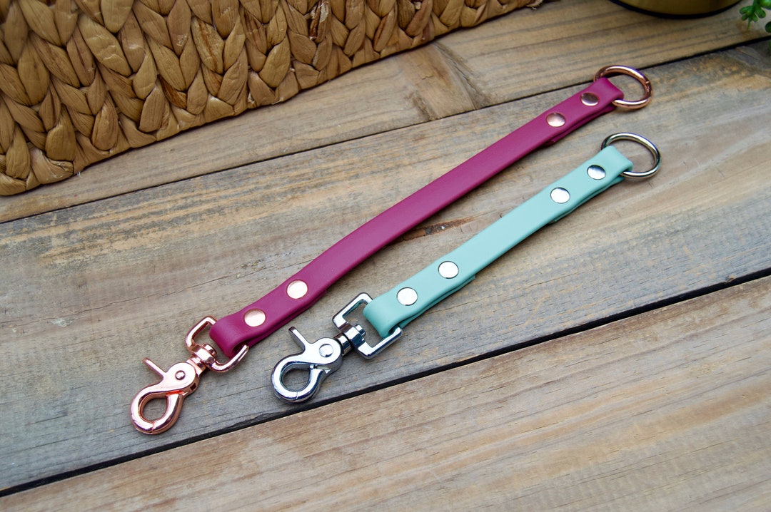 Tab Biothane Leash Extender, Single Color, 5/8 Inch Width, Animal Leash ...