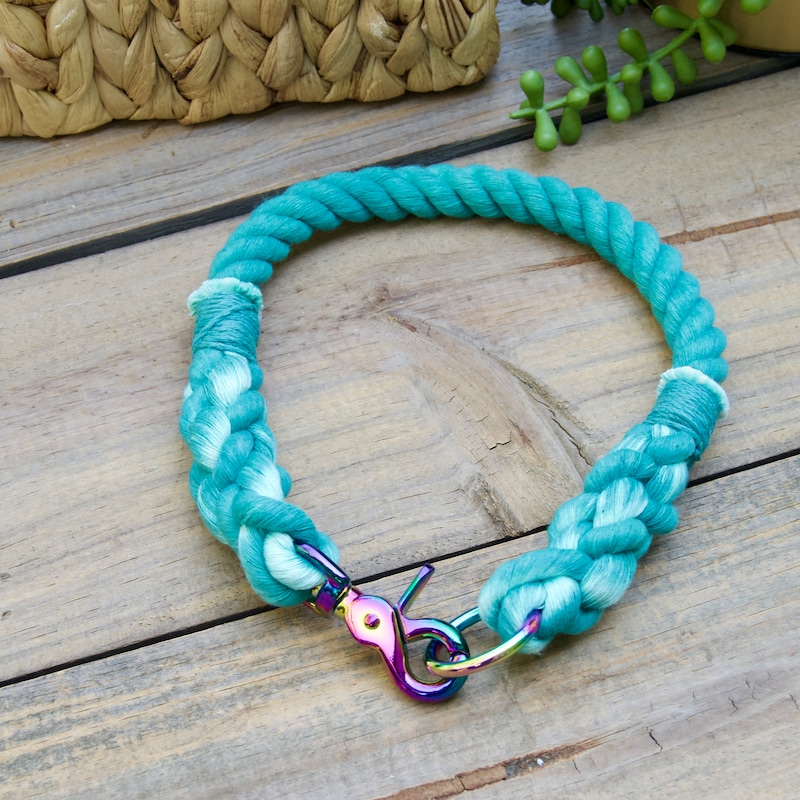 Rope Dog Collar - Etsy