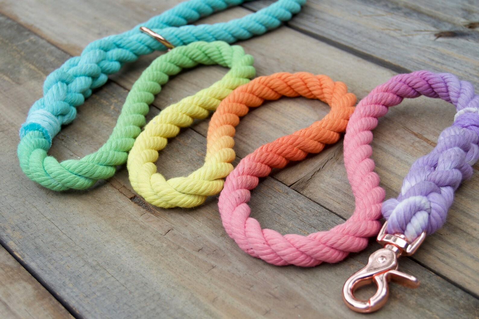 UNICORN: Rope Dog Leash Cotton Rope Dog Lead Pastel Dog | Etsy