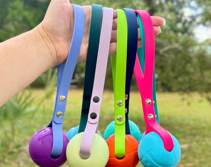 Biothane Ball Tug Toy for Dogs, Fetch Toy, Reward Toy - Etsy