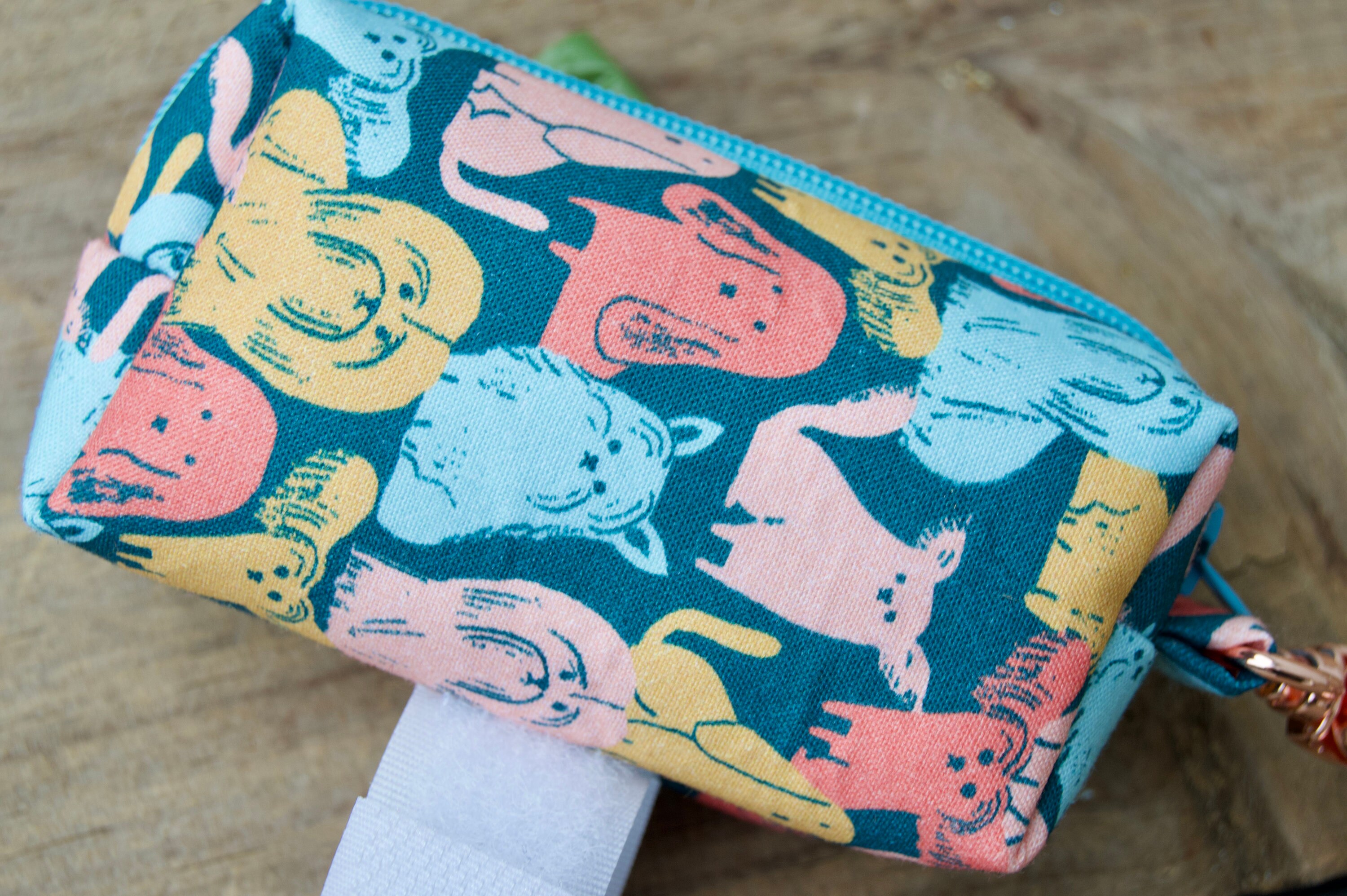 DOG DAYS: Dog Fabric Dog Print Dog Bag Holder Colorful Dog | Etsy