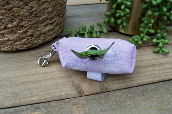 Pet Supplies Purple Petunias Dog Waste Bag Dispenser Poop Bag Holder ...