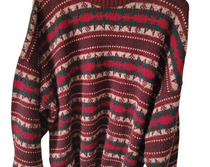 Vintage Wool and Acrylic Sweater by Sweaters, Made in Italy, Coogi ...