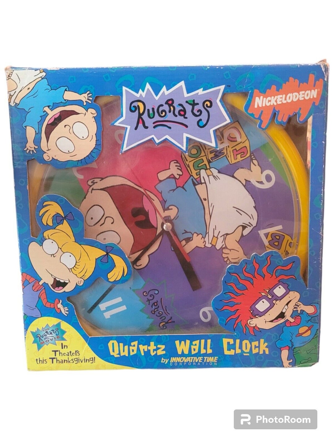 Vintage Rugrats Wall Clock, New Old Stock, From 1998, Nickelodeon - Etsy