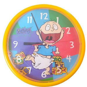 Vintage Rugrats Wall Clock, New Old Stock, From 1998, Nickelodeon - Etsy