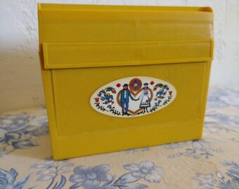 Vintage Recipe Box - Etsy