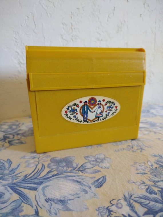 Vintage Recipe Box With Recipe Cards Index From the 70s | Etsy