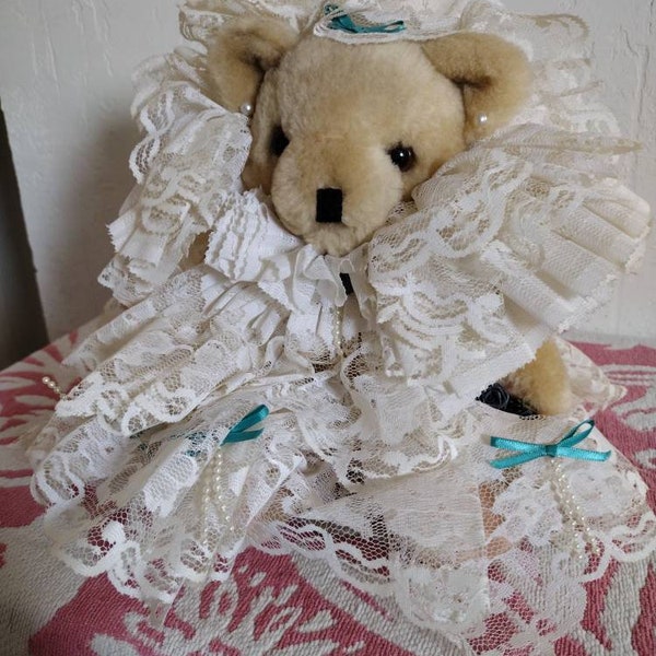 Lace Teddy Bear - Etsy