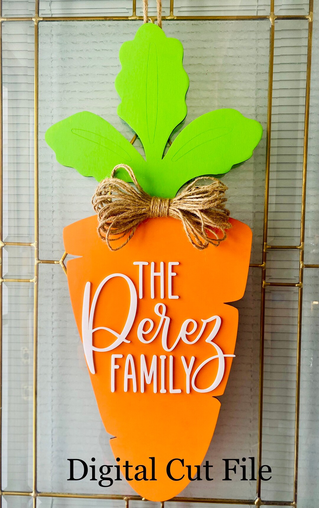 Easter Door Hanger Svg/carrot Door Hanger Svg/spring Door Hanger Svg ...