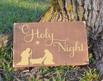 O' Holy Night Sign - Etsy