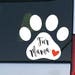 Car Decal Fur Mama Fur Baby Vinyl Car Decal Car Sticker - Etsy