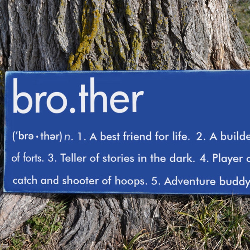Brother Definition - Etsy