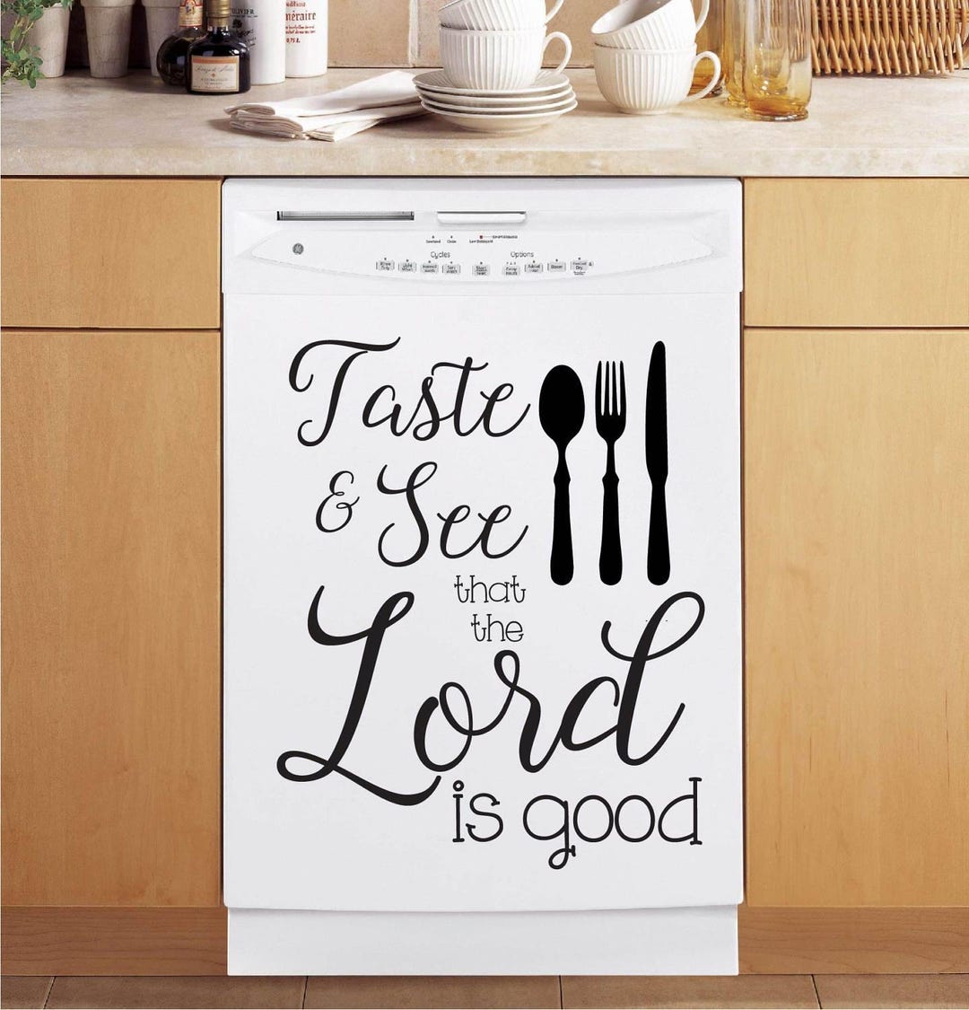 Taste and See That the Lord is Good Bible Verse Scripture Kitchen Wall ...