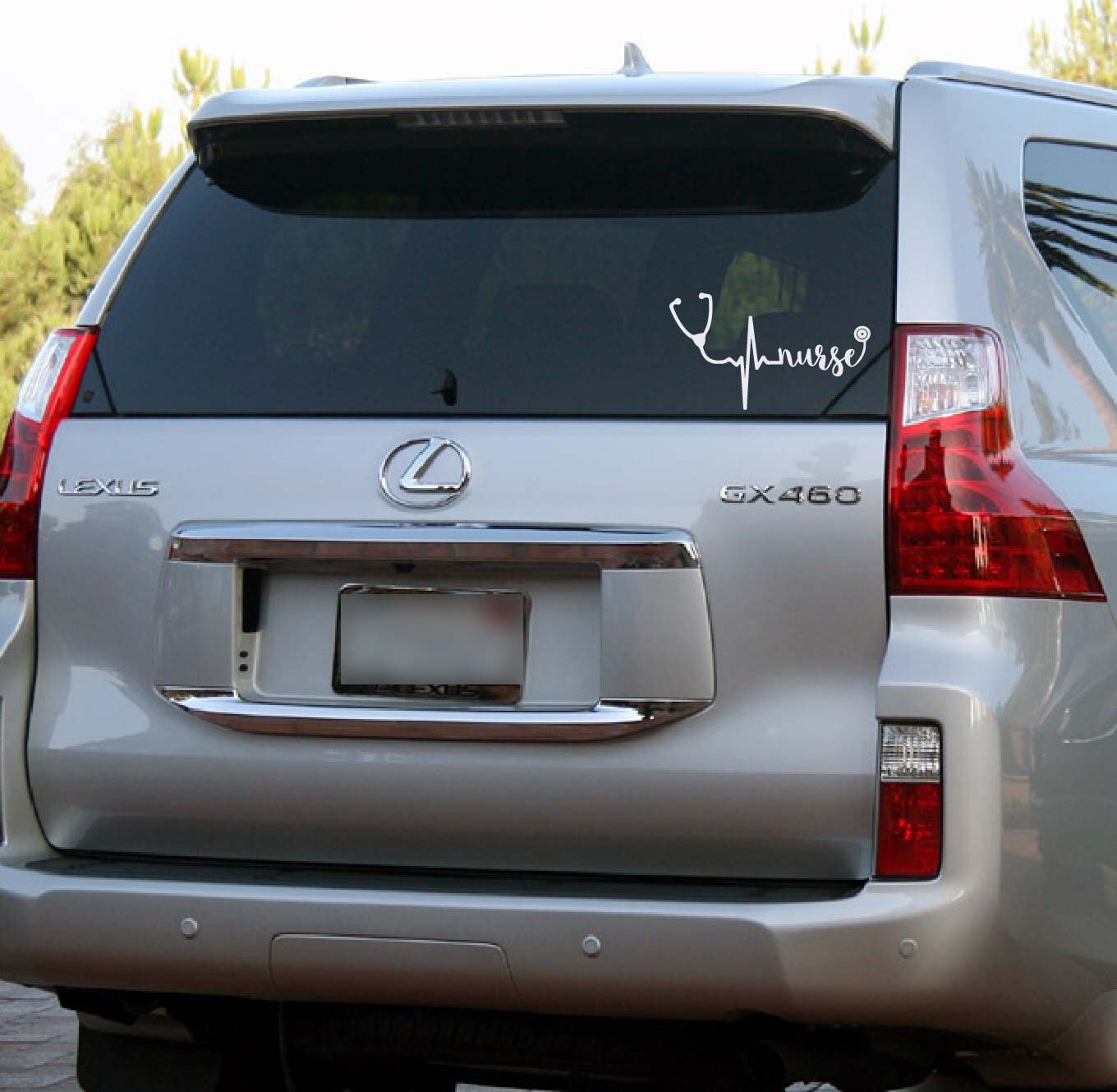 Nurse Stethoscope Heart Beat Vinyl Car Decal - Etsy