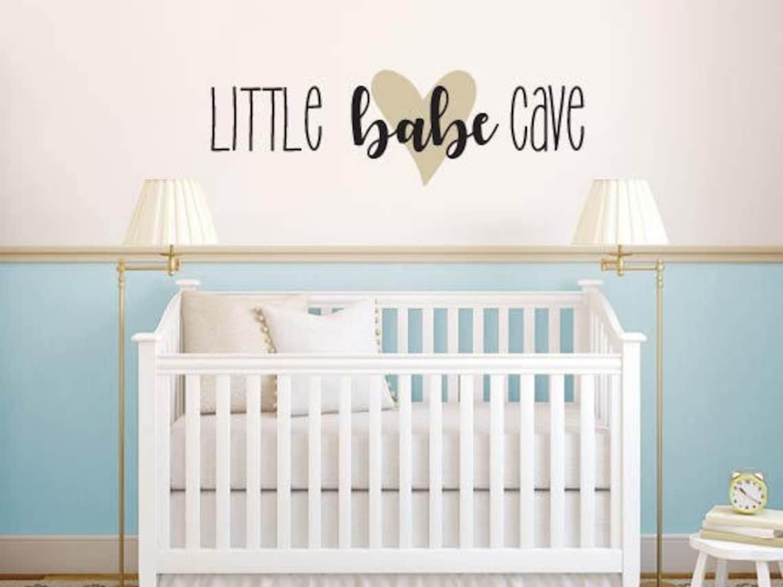 Vinyl Wall Decal Little Babe Cave Baby Nursery Decor Vinyl - Etsy