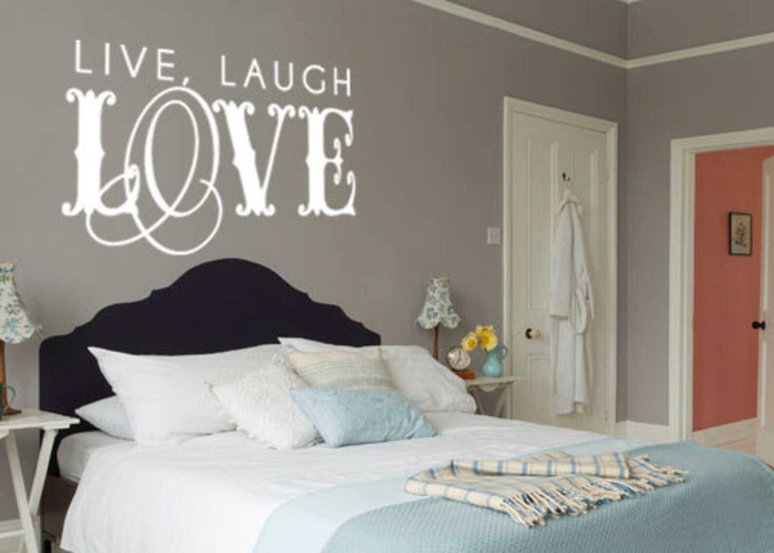 Live Laugh Love Quote Vinyl Wall Decal - Etsy