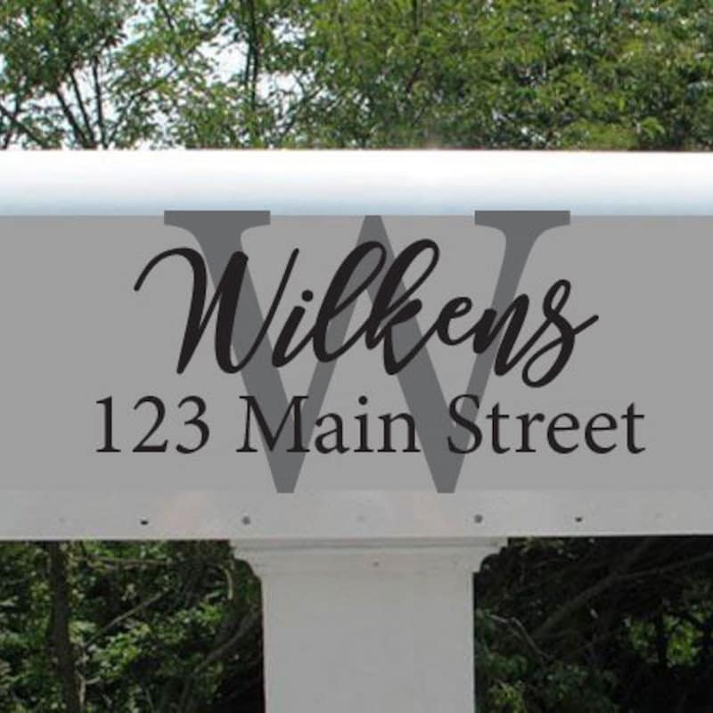 Mailbox Decal - Etsy