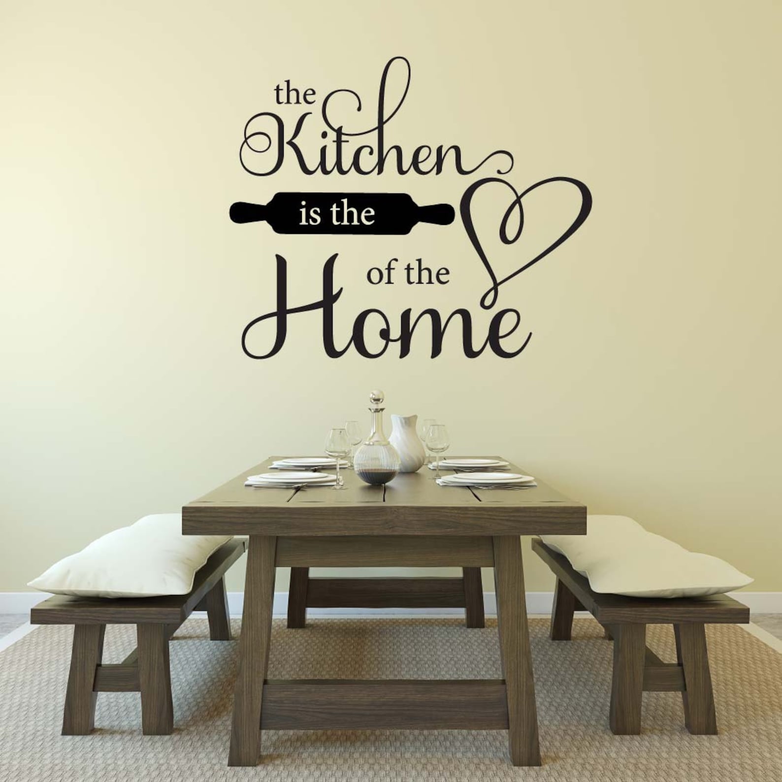 The Kitchen is the Heart of the Home - Etsy