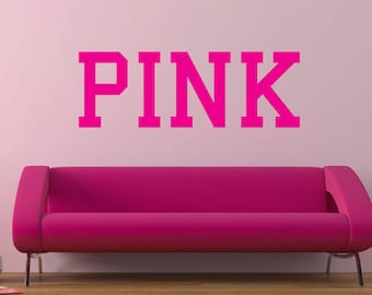 Life is Pink is Life Victoria's Secret Pink Vinyl Wall | Etsy