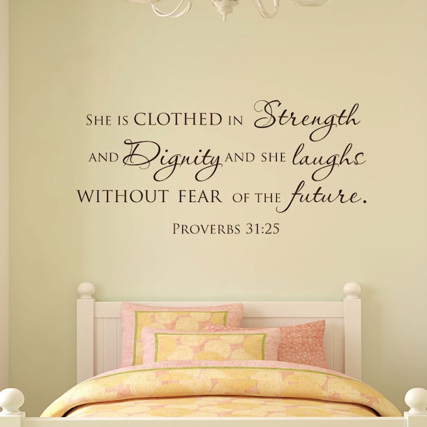 Proverbs 31 Wall Decal Etsy