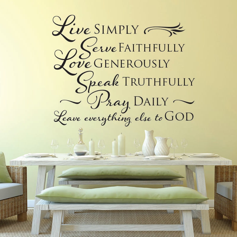 Live Simply Wall Sign - Etsy