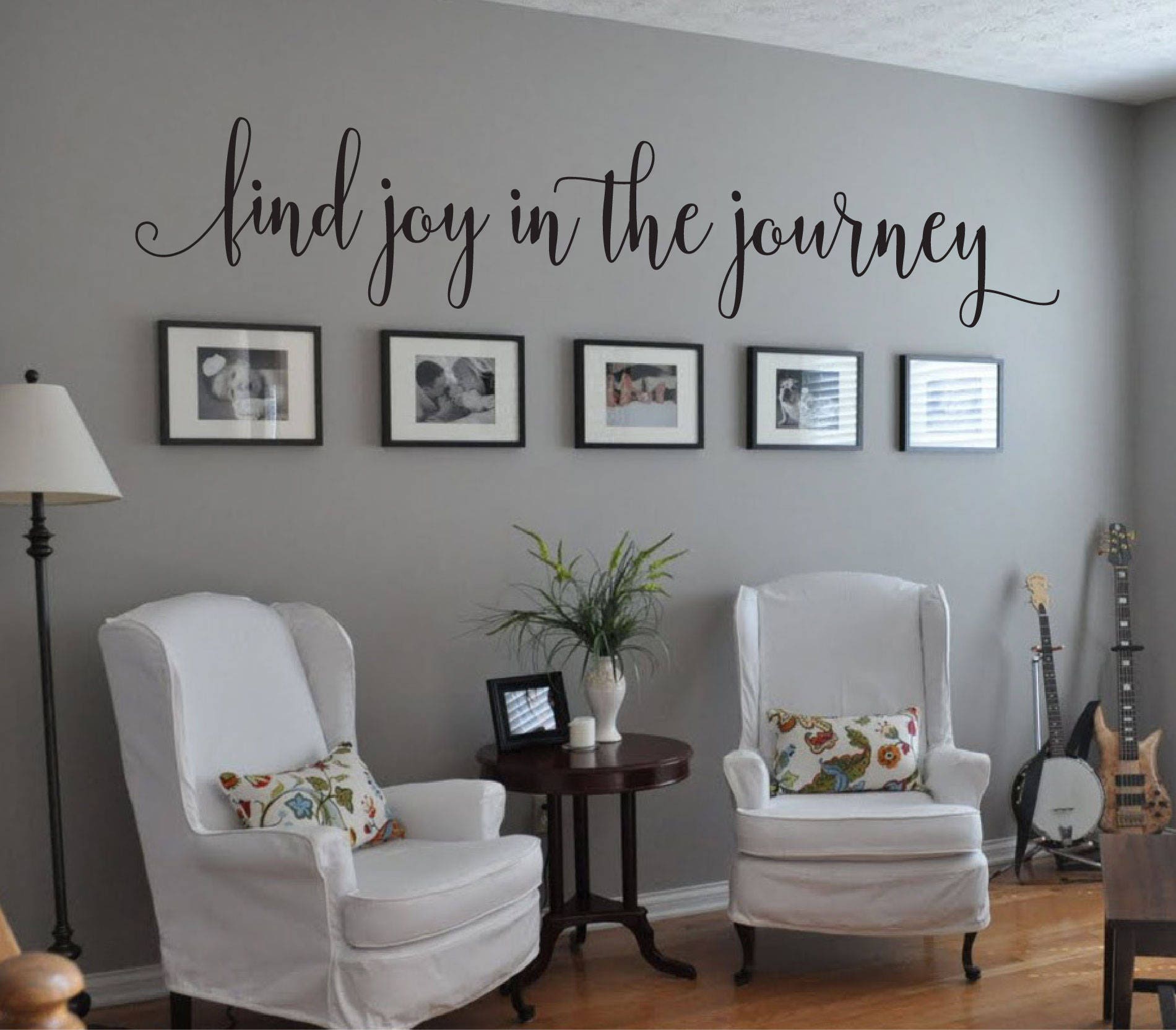 Find Joy in the Journey Quote Vinyl Wall Decal Wall Sticker - Etsy