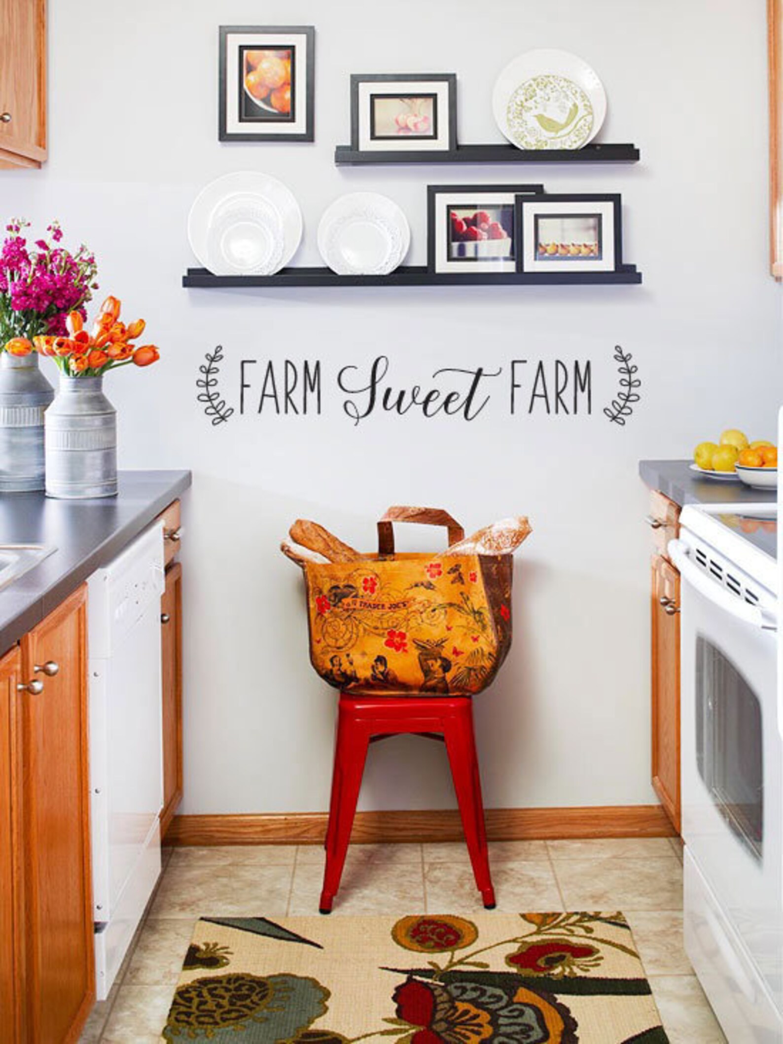 Farm Sweet Farm Vinyl Decal Farmhouse Decor Wall Decal - Etsy