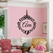 Eiffel Tower Monogram Paris Girls Monogram Wall Decal Vinyl Decal - Etsy