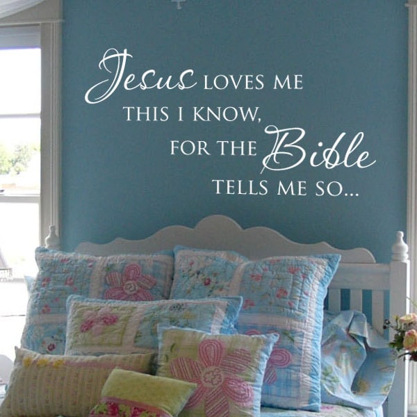 Jesus Loves Me Sign - Etsy