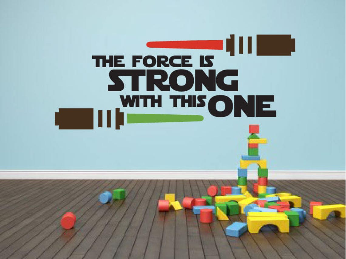 The Force is Strong With This One Star Wars Rogue One Boys Bedroom ...