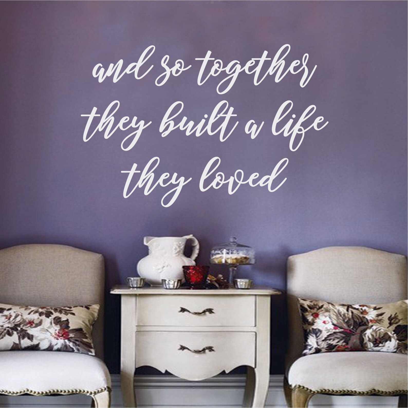 And So Together They Built a Life They Loved Couples Bedroom | Etsy