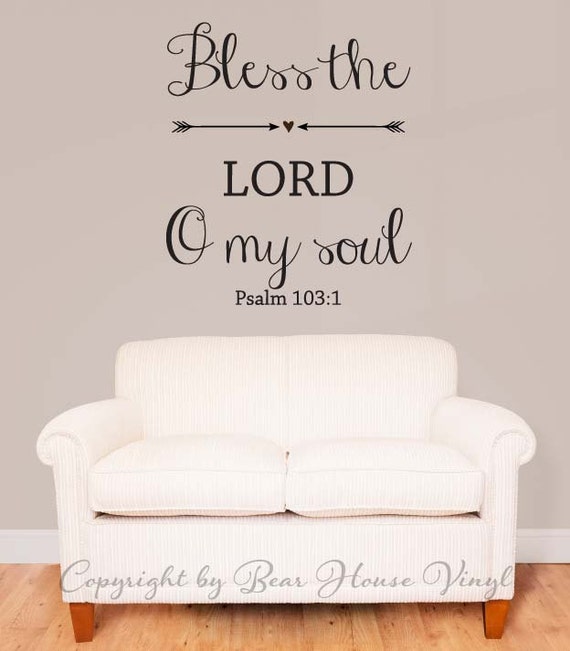 Psalm 103 Bible Wall Decals