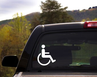 Handicap decal | Etsy