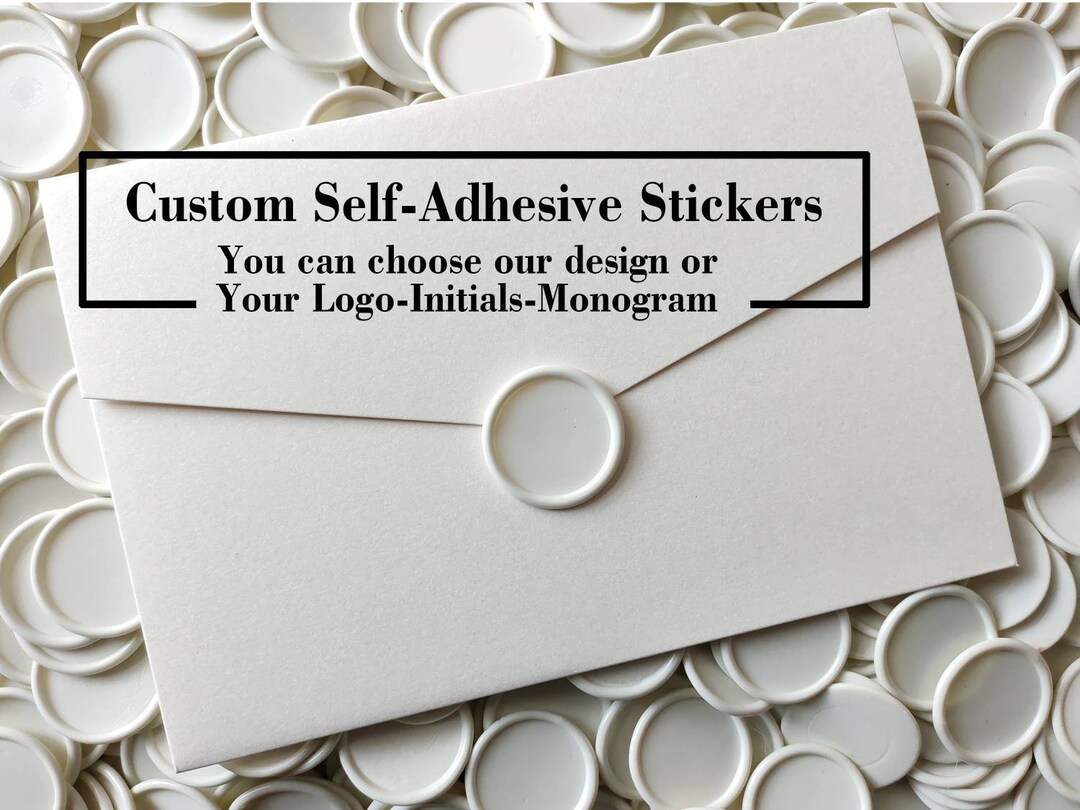 Personalized Self Adhesive Wax Seal, Wedding Wax Stickers, Premade Wax ...