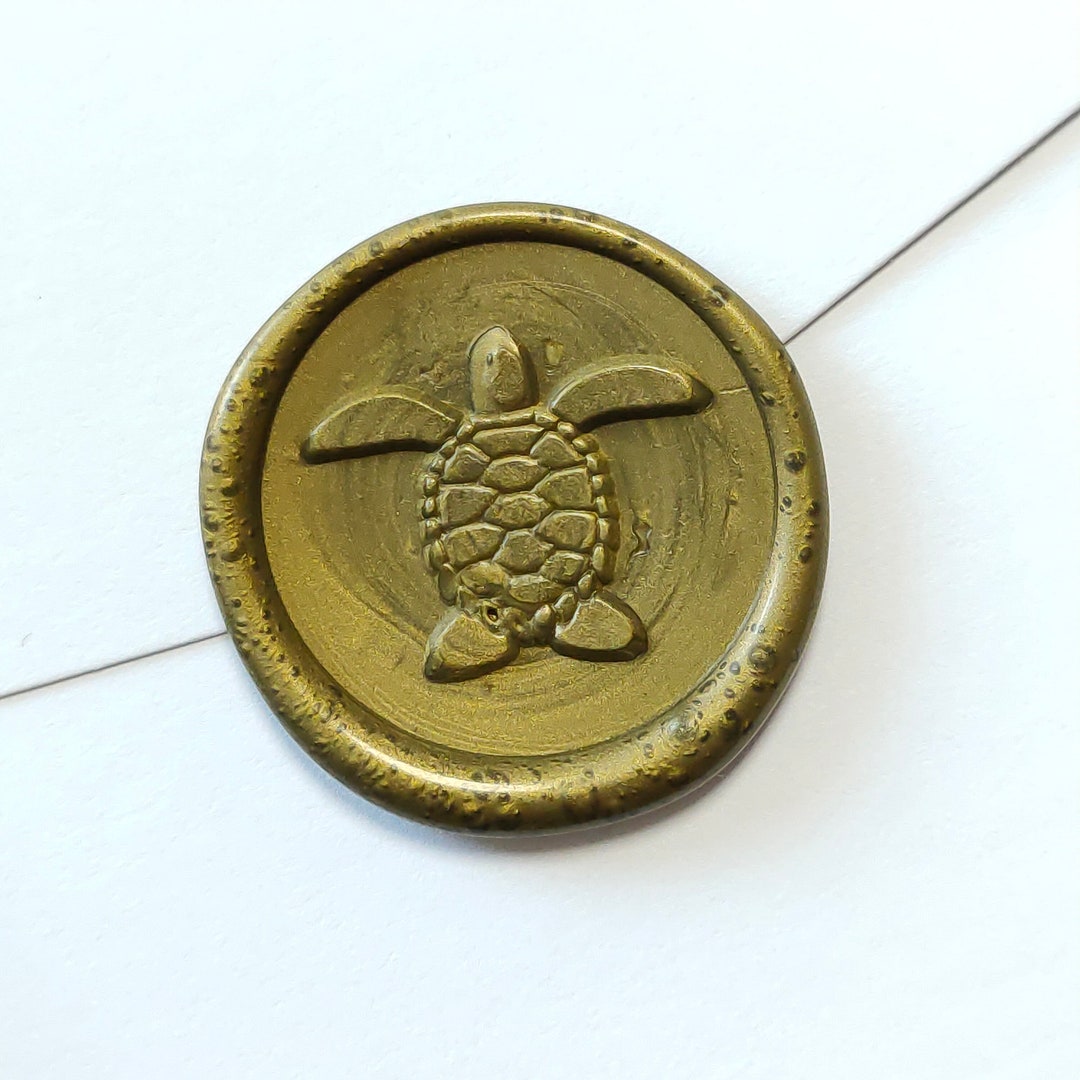 Sea Turtle Pattern Wax Seal Stamp Wedding Gift Seal - Etsy