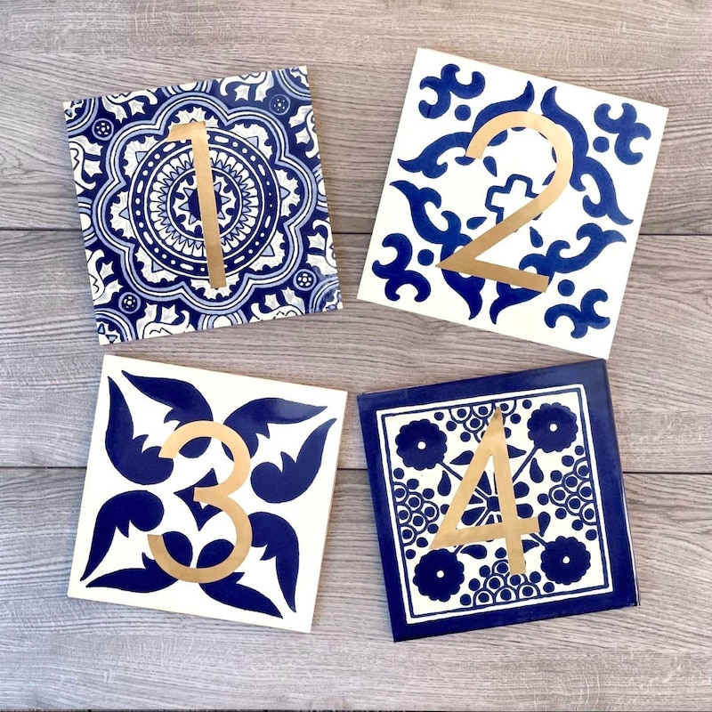 Mexican Tile Numbers - Etsy