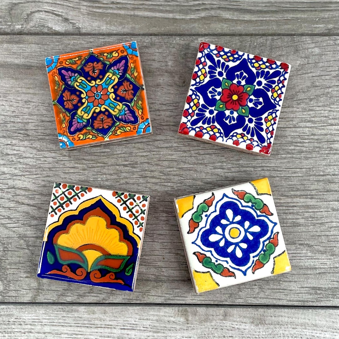 Mexican Tile Magnets - Etsy