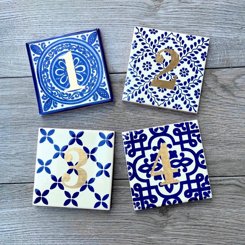 Spanish Table Number - Etsy