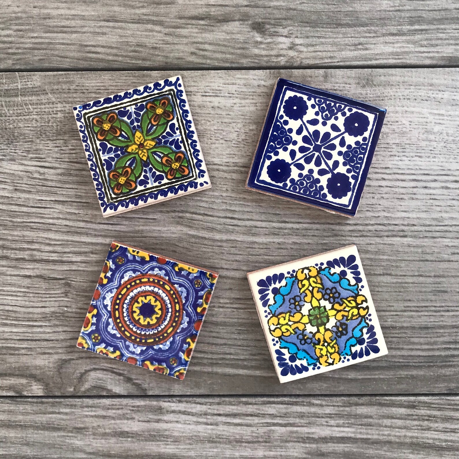 Mexican Tile Magnets - Etsy