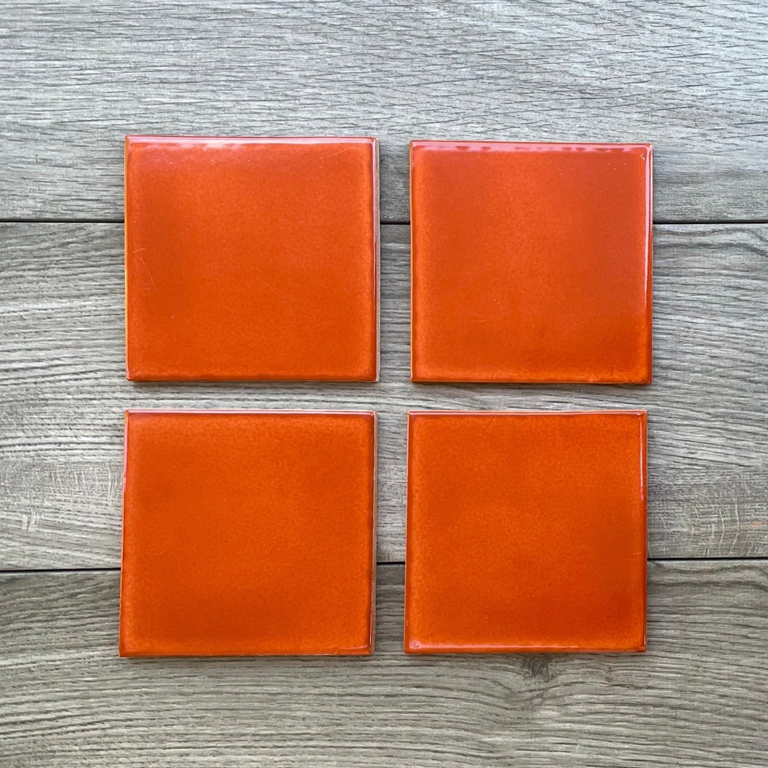 Terracotta Mexican Tile Coasters - Etsy