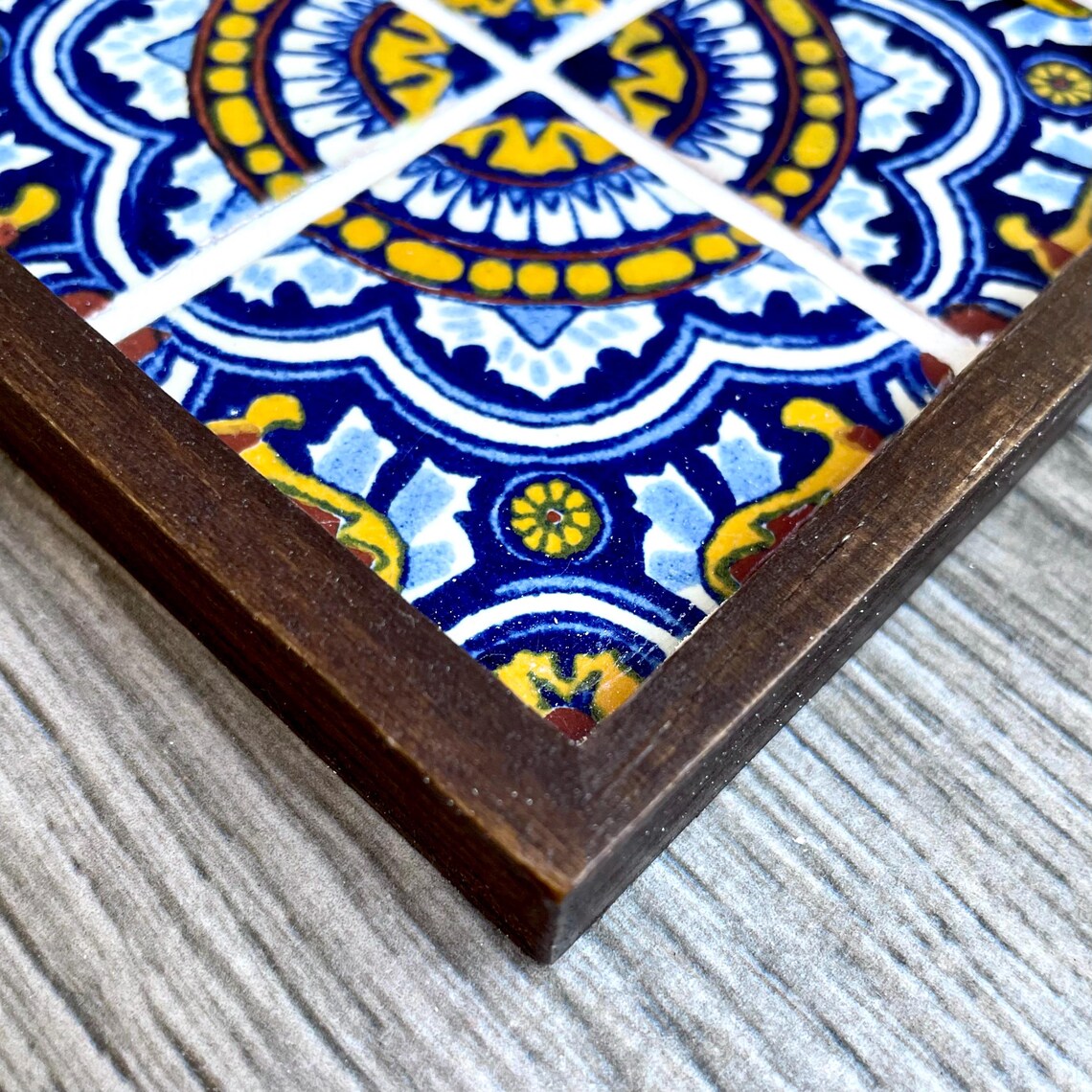 Mexican Talavera Tile Ring Tray - Etsy
